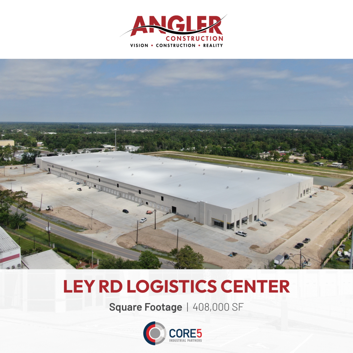 CONSTRUCTION UPDATE: LEY RD LOGISTICS CENTER – Angler Construction